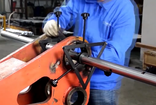 How to set up a line boring machine on site? – JOYSUNG