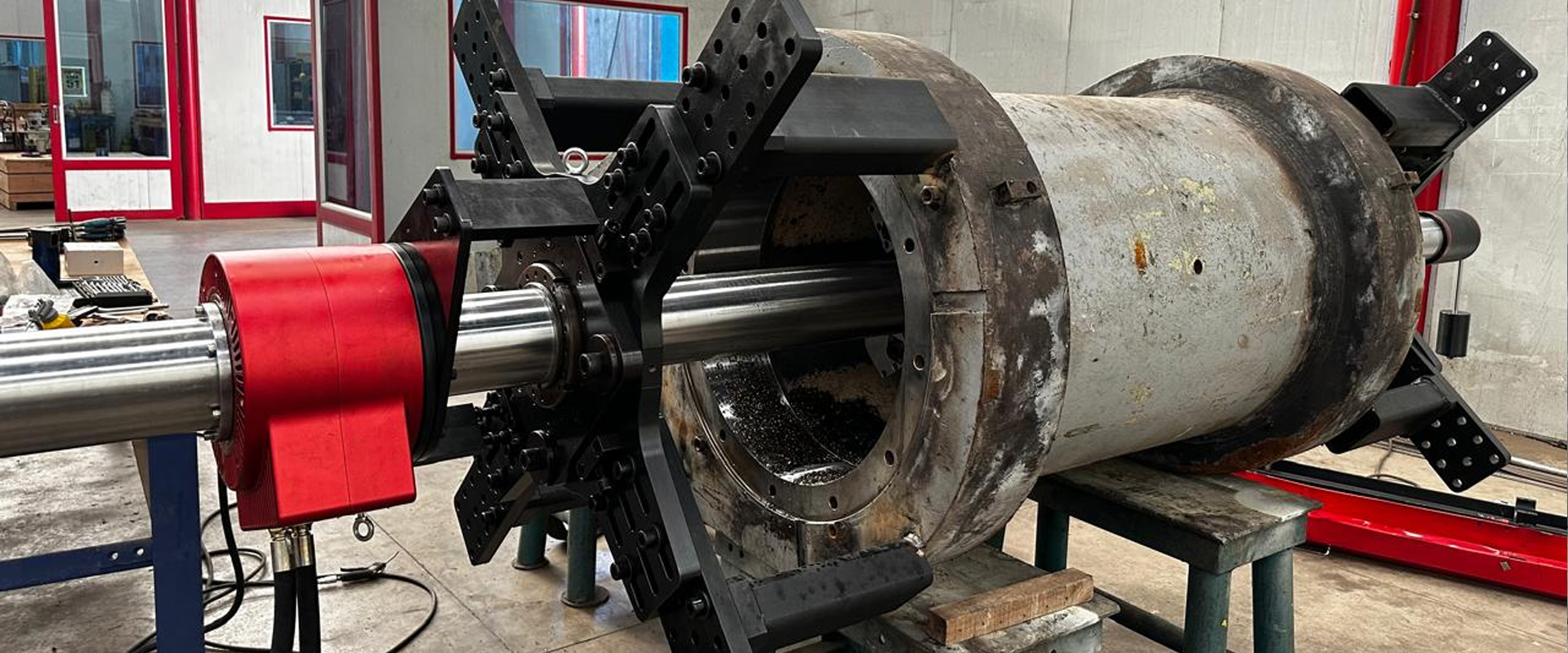 JOYSUNG TDG150 Portable Line Boring Machine Officially Put into ...